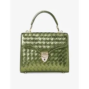 ASPINAL OF LONDON Mayfair Medium Top-handle Bag - Green