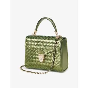 ASPINAL OF LONDON Mayfair Medium Top-handle Bag - Green