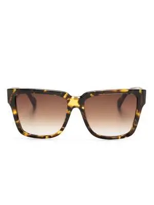 Max Mara Square-frame Sunglasses - Brown