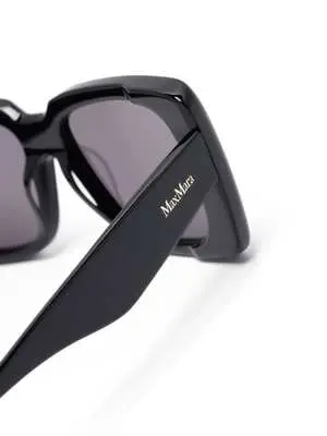 Max Mara Square-frame Sunglasses - Black