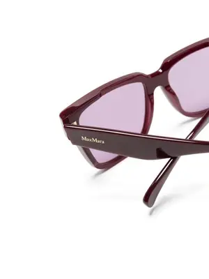 Max Mara Logo-engraved Sunglasses