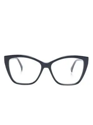 Max Mara Butterfly-frame Glasses - Blue
