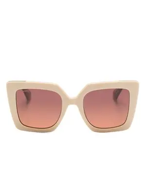 Max Mara Logo-engraved Cat-eye Sunglasses