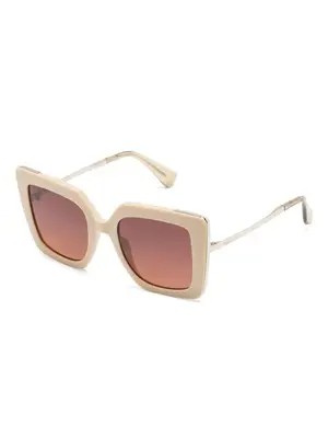 Max Mara Logo-engraved Cat-eye Sunglasses