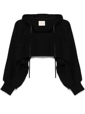 SHANSHAN RUAN Yak Hooded Top