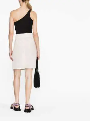 Fendi Belted Cotton Miniskirt