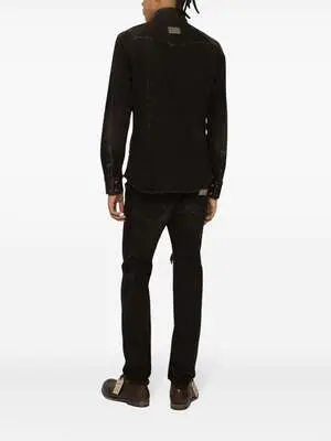 Dolce & Gabbana Distressed-effect Denim Shirt