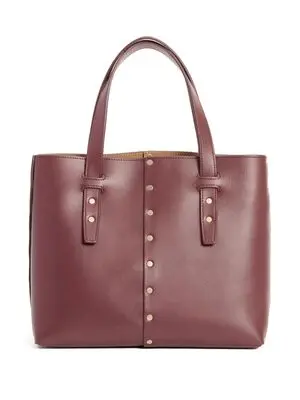 Fabiana Filippi Stud-embellished Tote Bag - Red