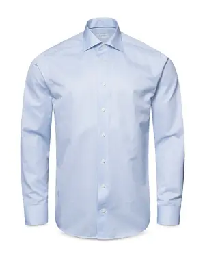 Eton Slim Fit Fine Striped Twill Shirt - Light Pastel