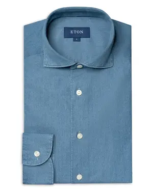Eton Slim Fit Denim Shirt