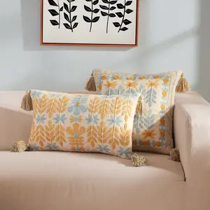 ROSELLI Stockholm Nights Embroidered Decorative Pillow, 20 X 20