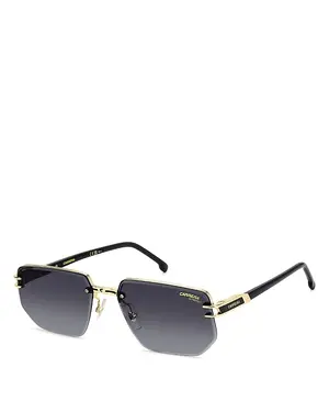Carrera Eyewear 60mm Octagon Sunglasses - Gold/gray Gradient