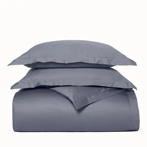 BOLL & BRANCH Signature Cotton Hemmed Duvet Set, Twin/twinxl - Mineral