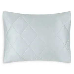 MATOUK Nocturne Sateen Quilted Boudoir Sham - Pool