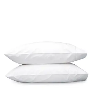 MATOUK Gatsby Pillowcase Set, Standard - Silver