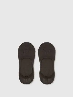 REISS Reiss Rafi Loafer Socks Chocolate