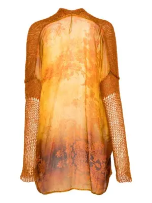 Masnada V-neck Jumper - Orange
