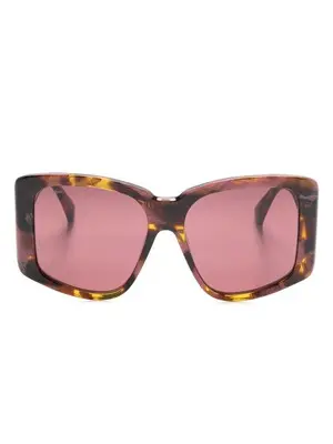 Max Mara Square-frame Sunglasses - Brown