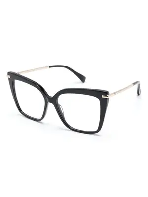 Max Mara Butterfly-frame Glasses - Black