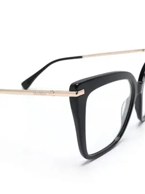 Max Mara Butterfly-frame Glasses - Black