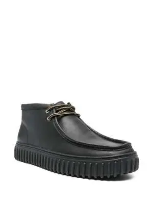 Clarks Torhill Hi Ankle Boots - Black