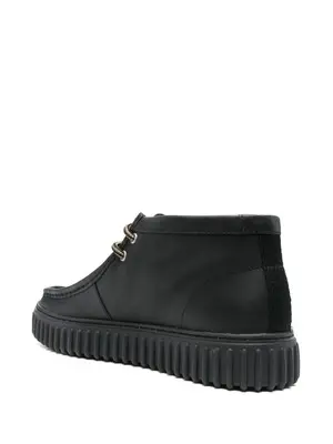 Clarks Torhill Hi Ankle Boots - Black