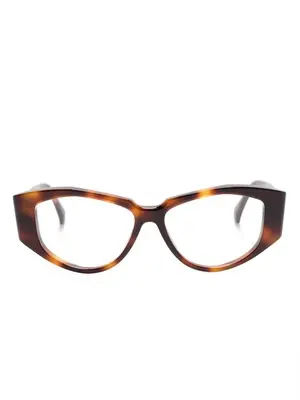 Max Mara Cat-eye Frame Glasses - Brown