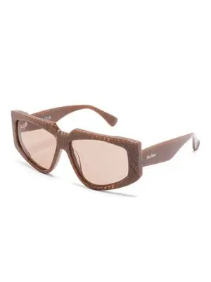 Max Mara Geometric Frame Sunglasses