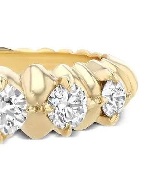 Lizzie Mandler 18kt Yellow Diamond Ring - Gold