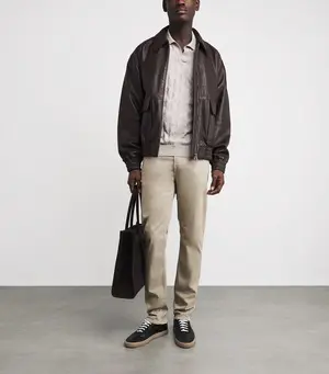 7 For All Mankind Luxe Performance Plus Slimmy Tapered Chinos - Beige