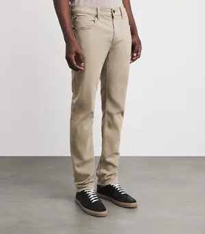 7 For All Mankind Luxe Performance Plus Slimmy Tapered Chinos - Beige