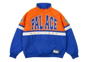 PALACE Breakout Half Zip Bomber - Orange/blue