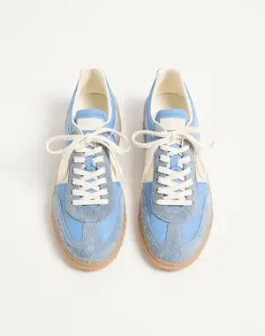 Valentino Garavani Upvillage Low-top Sneakers - Azure/ivory