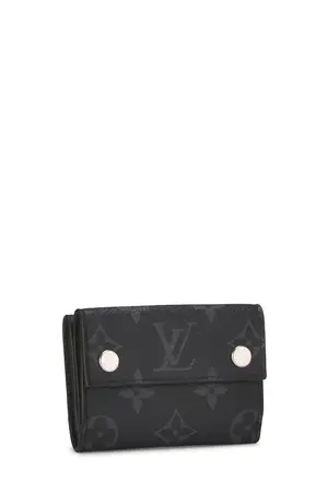 LOUIS VUITTON Monogram Eclipse Discovery Compact Wallet