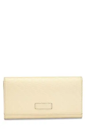 Gucci Microssima Wallet - White