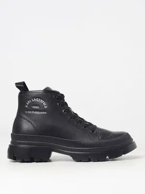 Karl Lagerfeld Lace-up Combat Boots