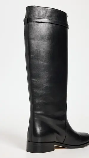 Staud Harlow Riding Boots - Black