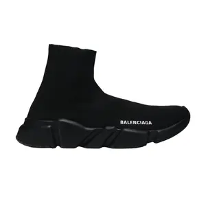 Balenciaga Speed Trainer High Sneakers - Black