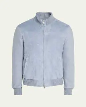MANDELLI Suede And Cashmere Blouson