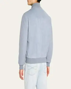 MANDELLI Suede And Cashmere Blouson