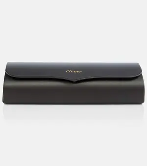 Cartier Panthere De Rectangular Sunglasses - Gold