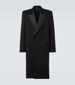Loro Piana Renato Double-breasted Cashmere Coat - Black