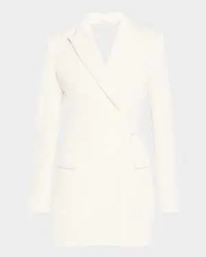 A.L.C. A.L.C. Mira Blazer Mini Dress With Cutout - Pearl