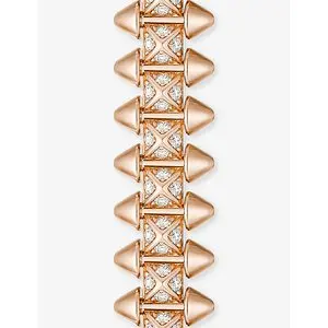 Cartier Clash De 18ct Diamond Bracelet - Rose Gold