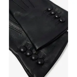 DENTS Natalie Leather Gloves - Black