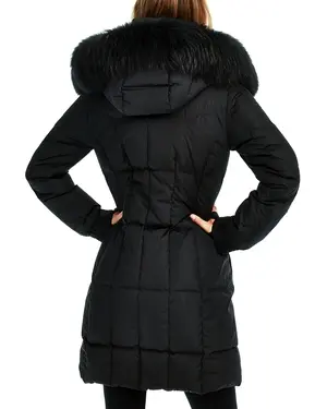 Sam. Highway Puffer Coat - Black