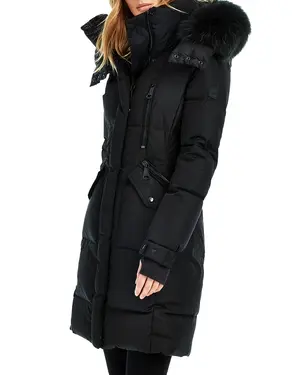Sam. Highway Puffer Coat - Black