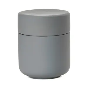 ZONE DENMARK Jar With Lid Gray