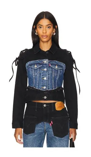 Levi'S X Andersson Bell Half Trucker Jacket In Indigo,Black - 40