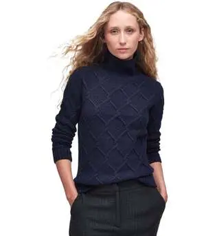Barbour Burne Roll Turtleneck Jumper